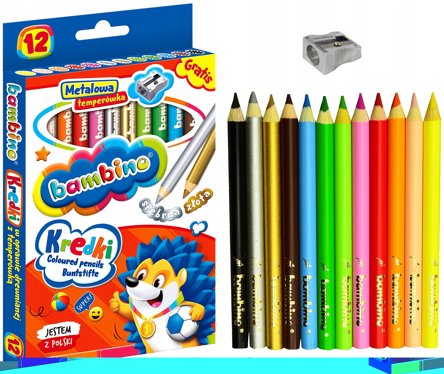 Kredki ołówkowe Bambino 12 szt. (3614911350733) • Cena, Opinie • Kredki ...