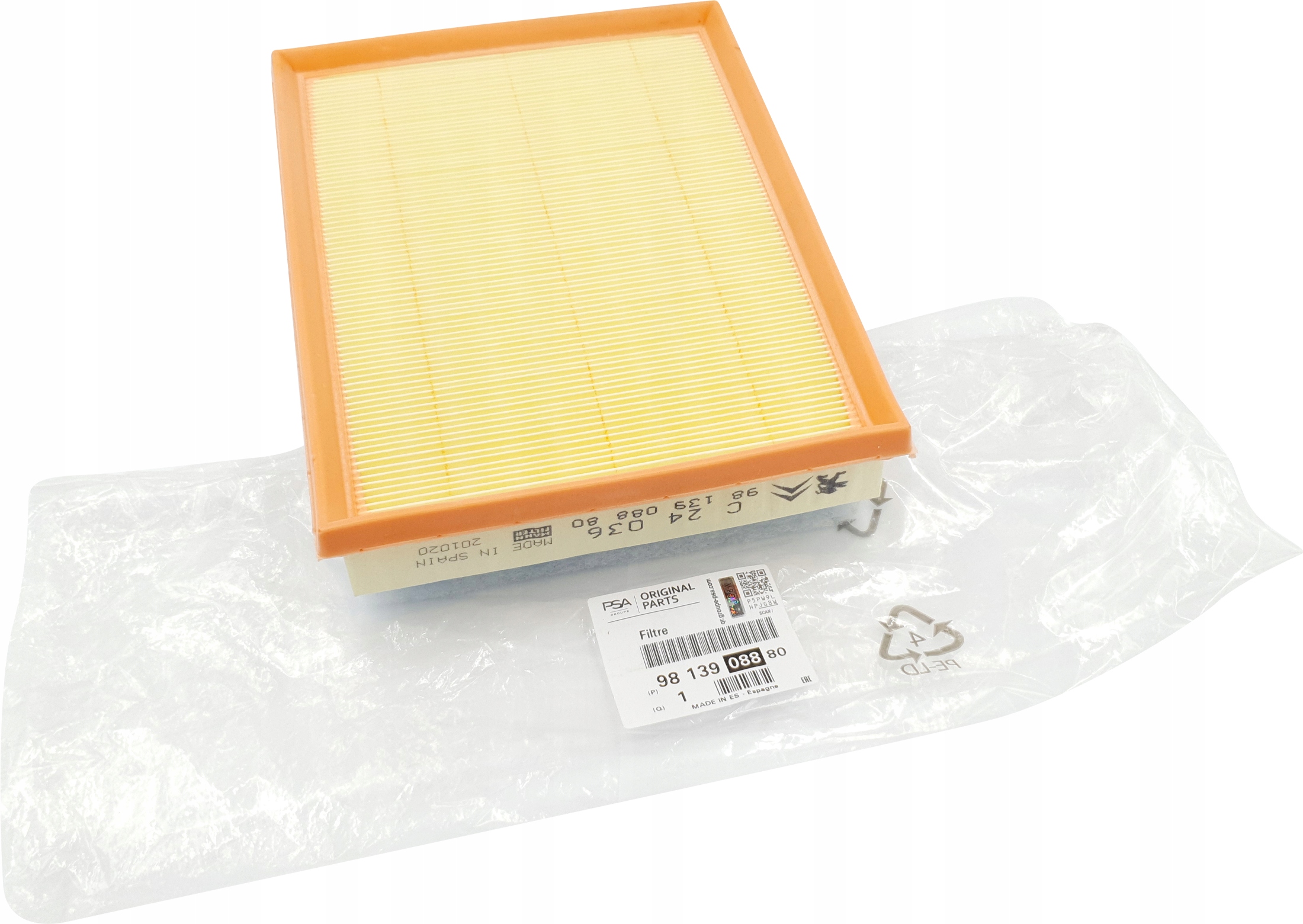 Citroen OE 9813908880 filtr powietrza - porównaj ceny - Allegro.pl