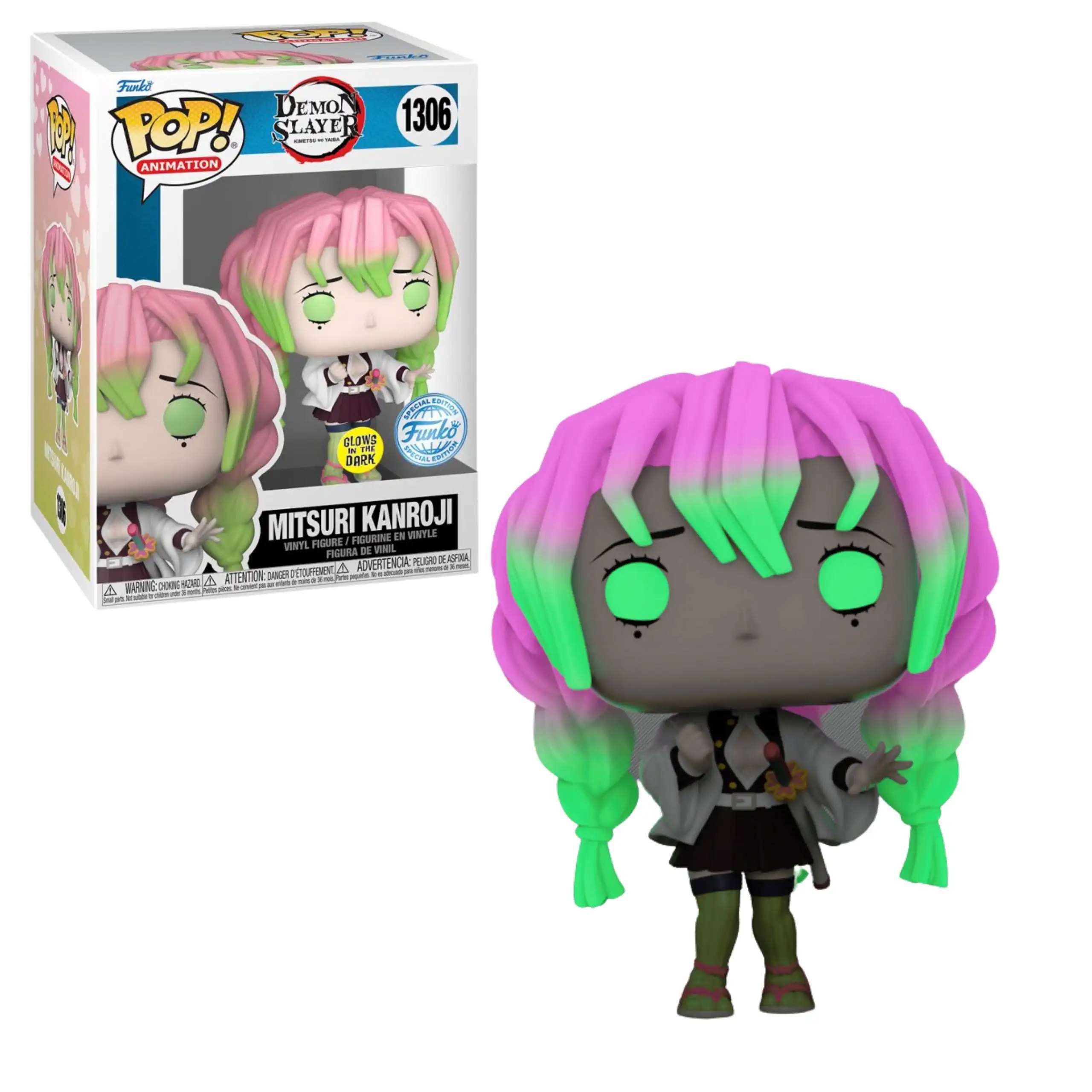 Funko POP! Mitsuri Hashira 1306 Demon Slayer Exclusive GITD Vinyl ...