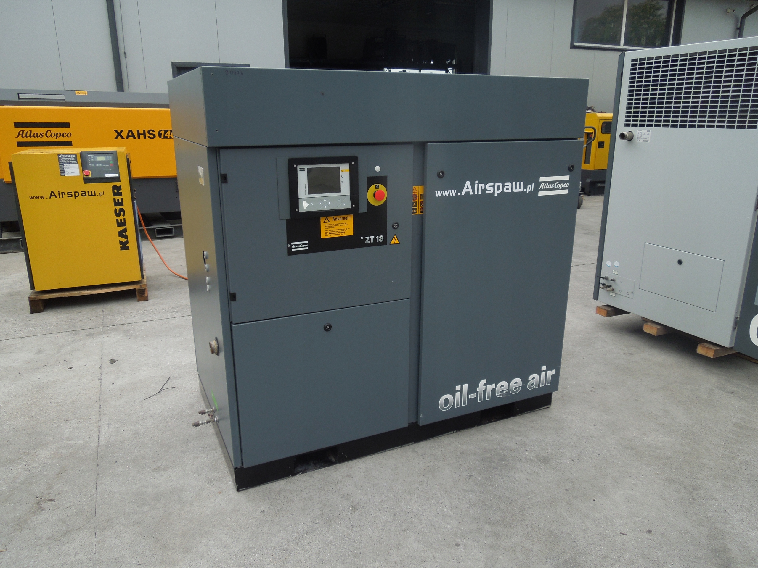 SPRĘŻARKA BEZOLEJOWA ATLAS COPCO ZT18 18Kw 8024900719925 za 19065.00PLN ...