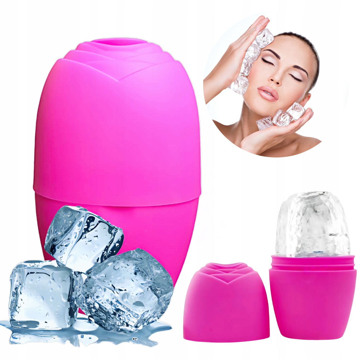 LODOWY MASAŻER DO TWARZY CHŁODZĄCY LIFTINGUJĄCY (5903991647313) • Cena ...