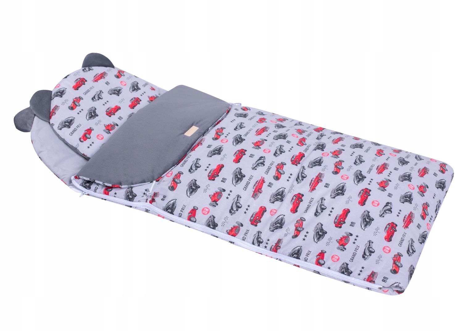 Spací vak pre chlapca do auta sivý 90 cm za 31.58EUR - Allegro