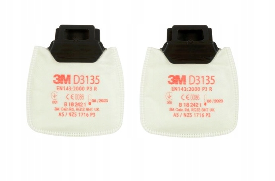 3M D3135 Filtr przeciwpyłowy P3 do maski półmaski (051131277991) • Cena, Opinie • Filtry i ...