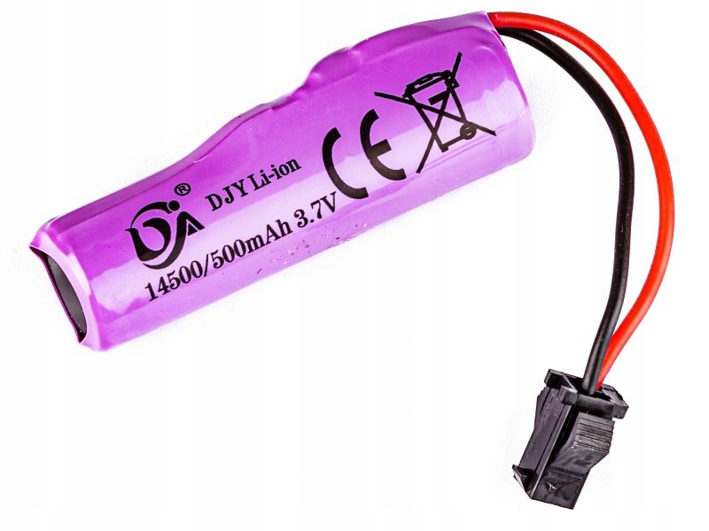 Akumulator 14500 Li-ion 3,7V 500mAh JST SM 13859896526 - Allegro.pl Akumulator 14500 Li-ion 3,7V 500mAh JST SM 13859896526 - Allegro.pl