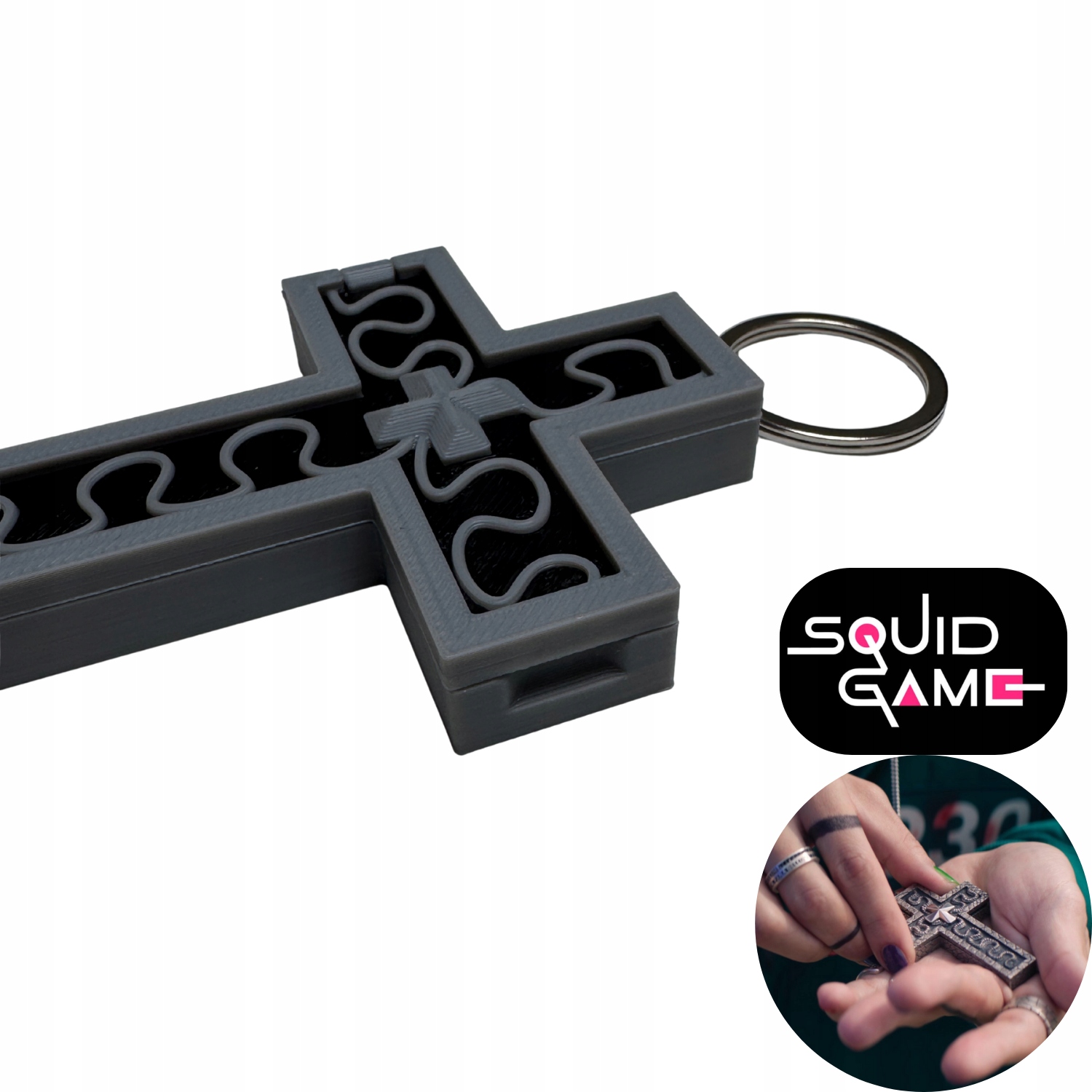 KRZYŻ THANOSA 230 INSPIROWANY SQUID GAME THANOS CROSS • Cena, Opinie ...