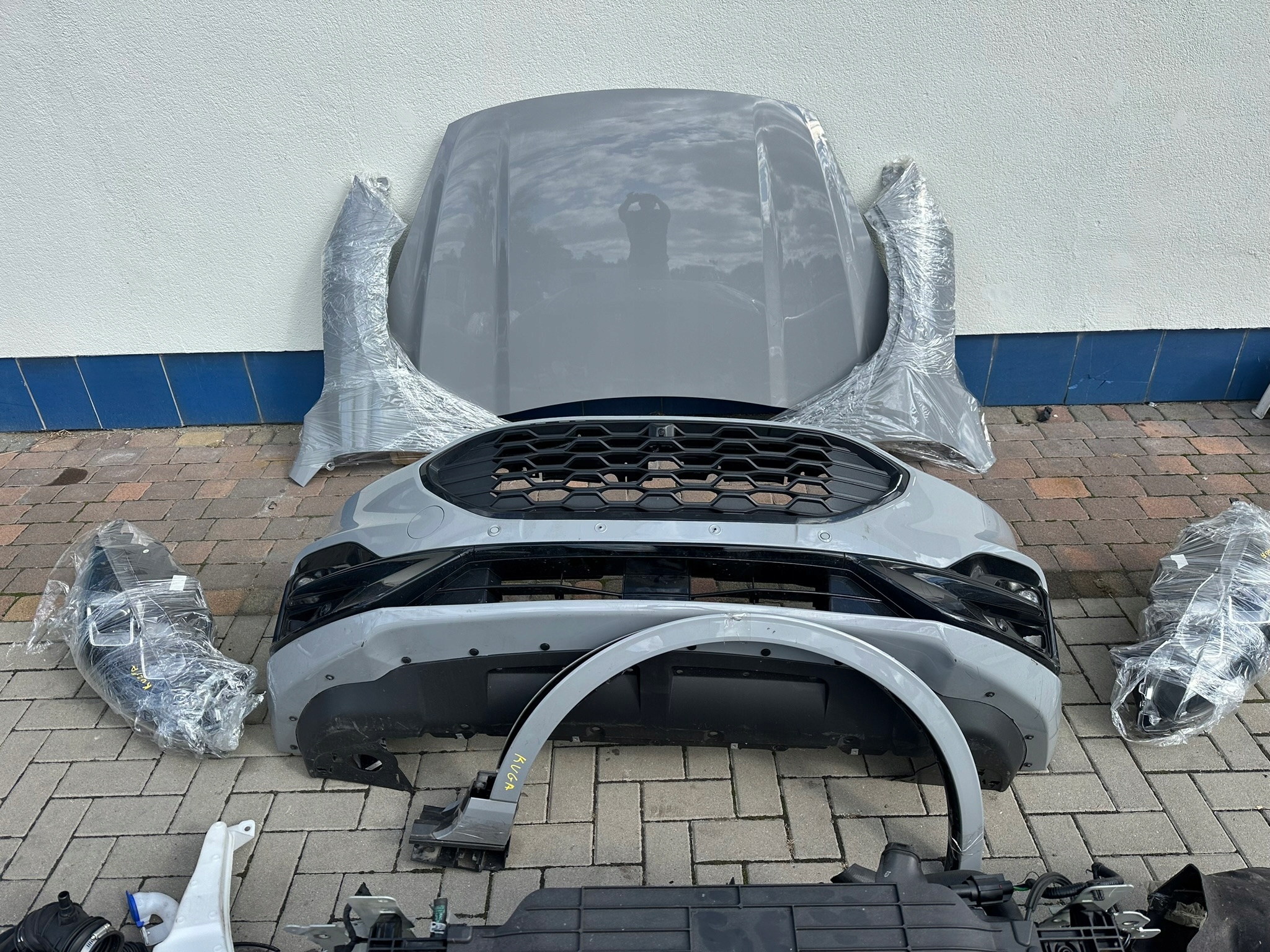 FORD KUGA MK3 KOMPLETNY PRZÓD MASKA ZDERZAK LAMPY PAS PRZEDNI za 14900 ...