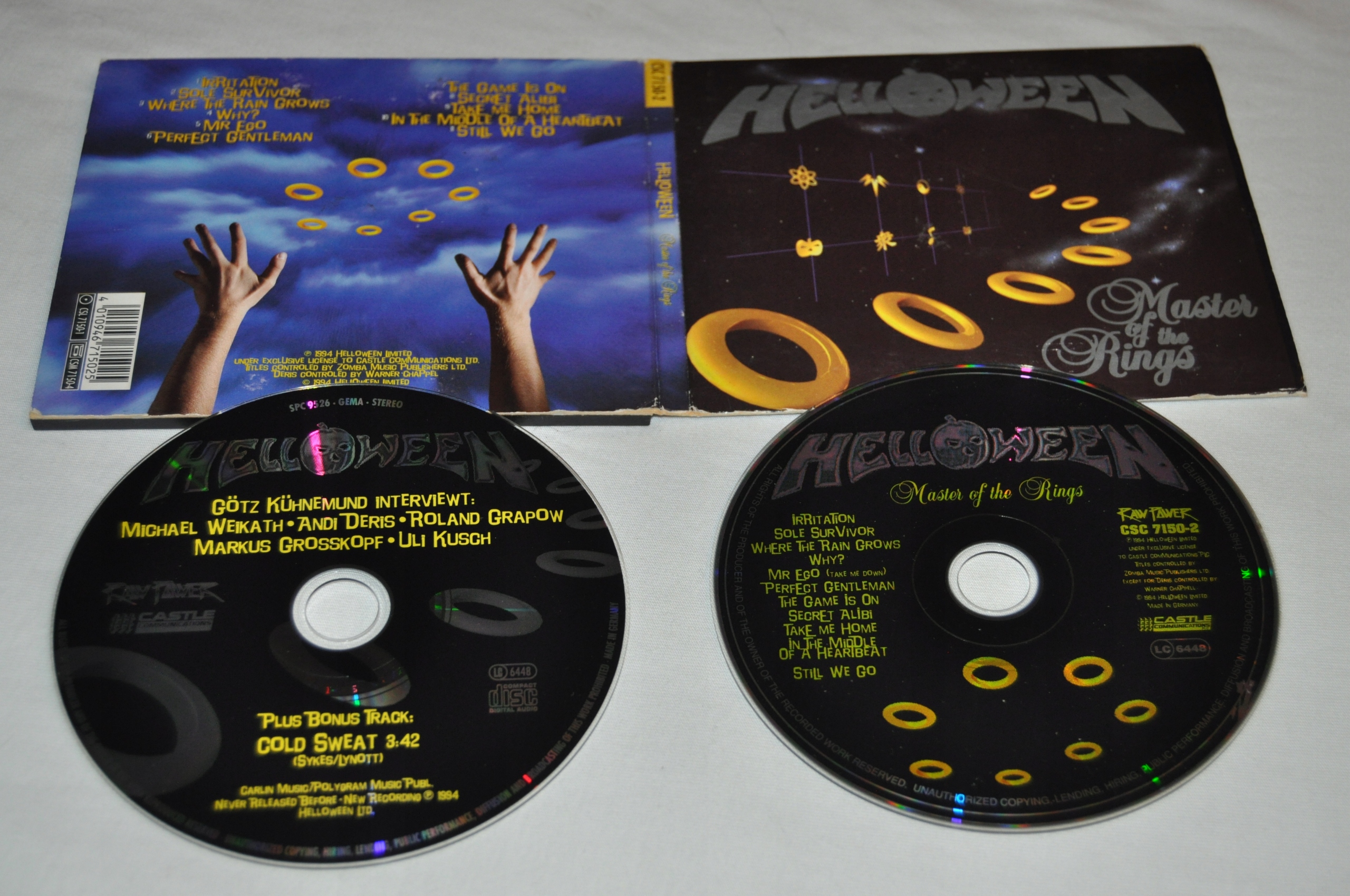 HELLOWEEN - MASTER OF THE RINGS WYDANIE 2 CD 14587670825 - Sklepy ...