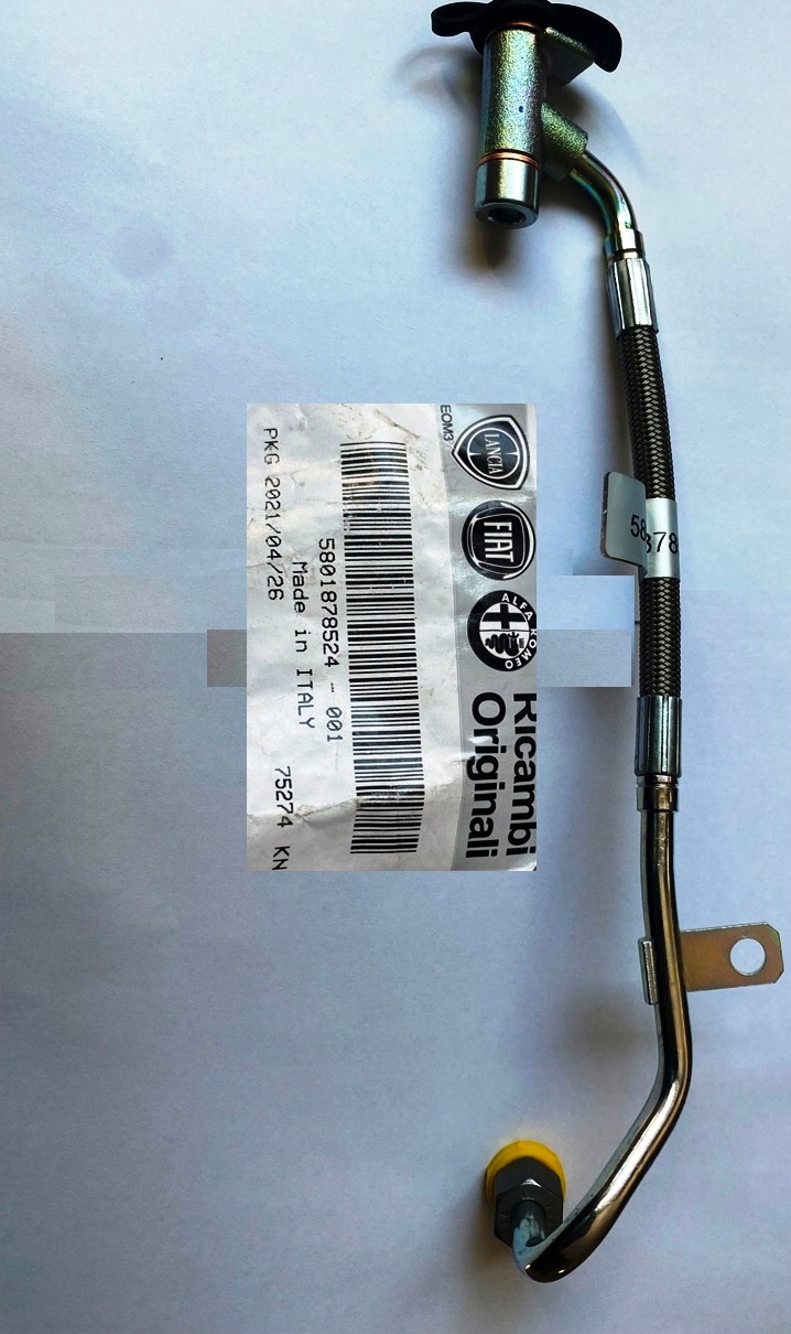 5801878524 - Трубопровод Масла Турбины Fiat Ducato 2.3 5801878524 ...