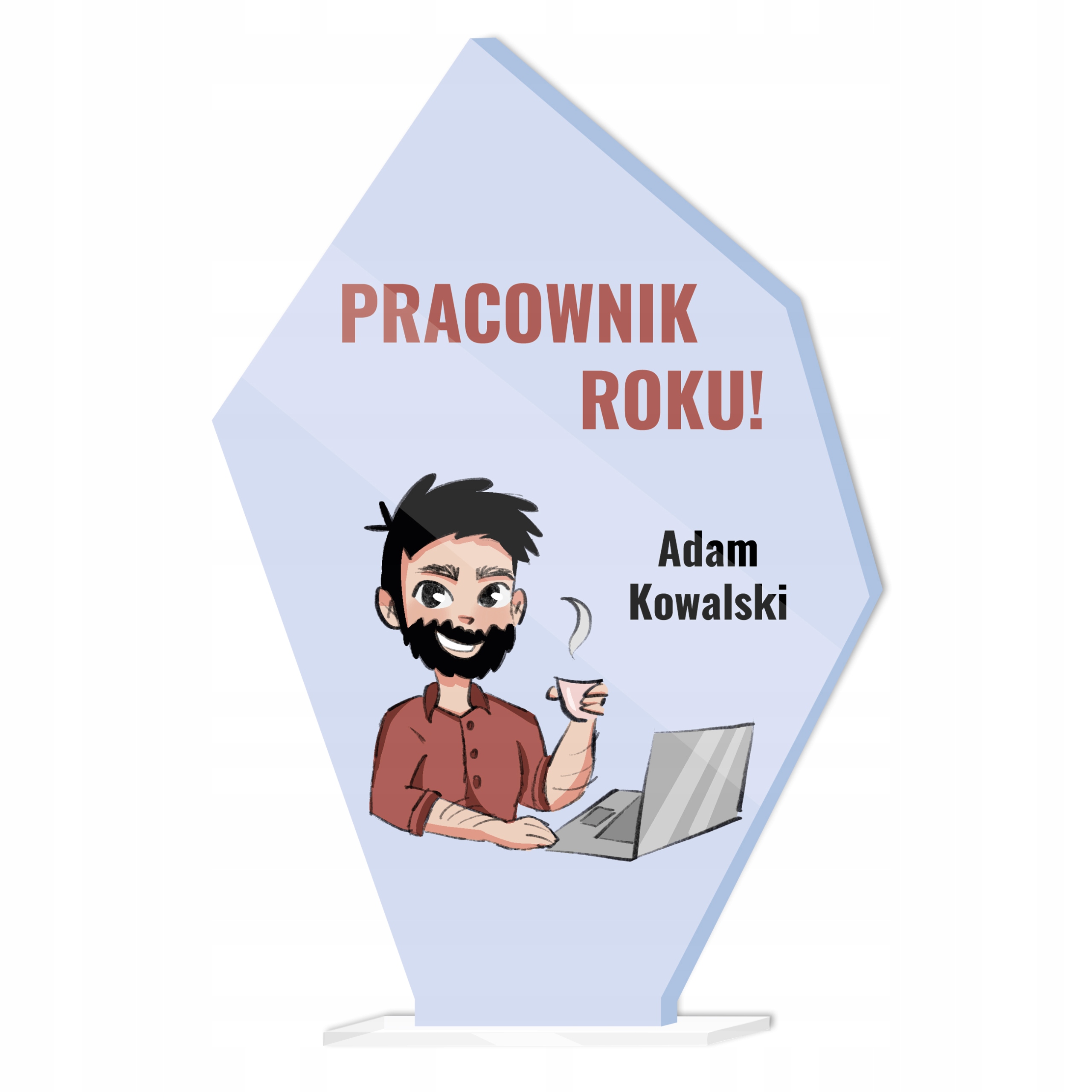ŚMIESZNA STATUETKA PRACOWNIK ROKU nagroda PREZENT (s11_PRACOWNIK ROKU ...