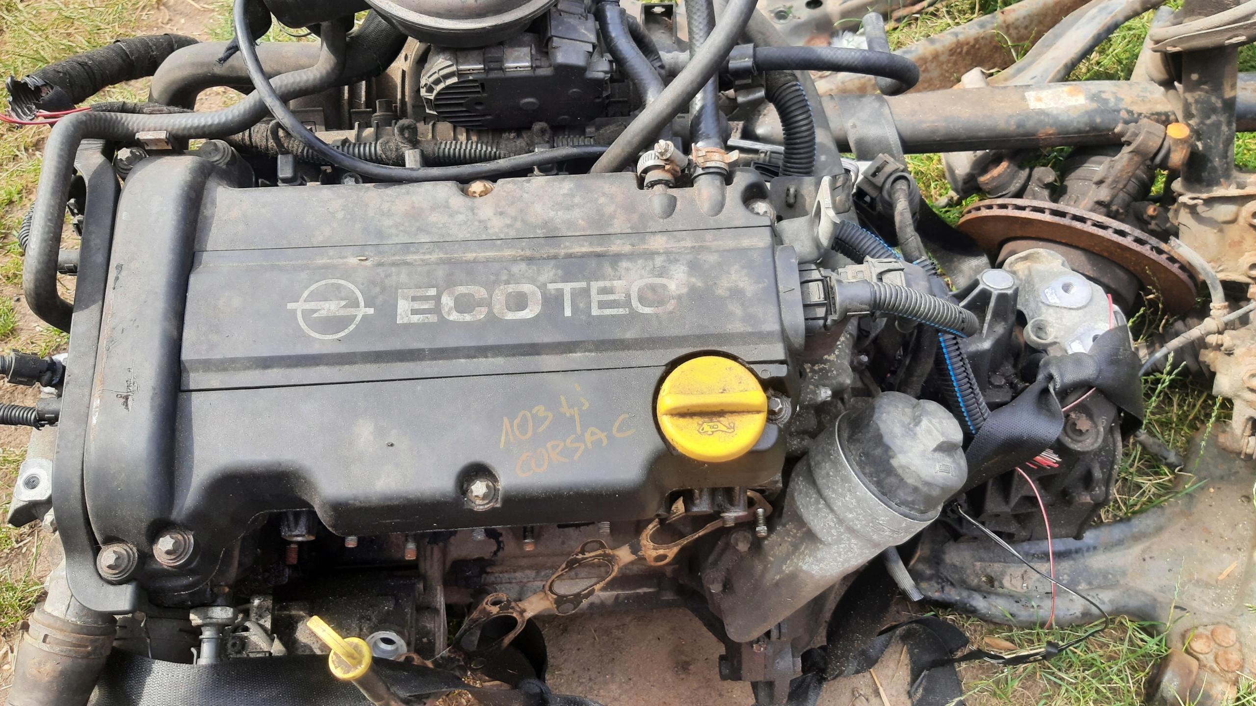 silnik opel corsa c agila 1.2 16V Z12XE 107tyś z12xe za 1950 zł z ...