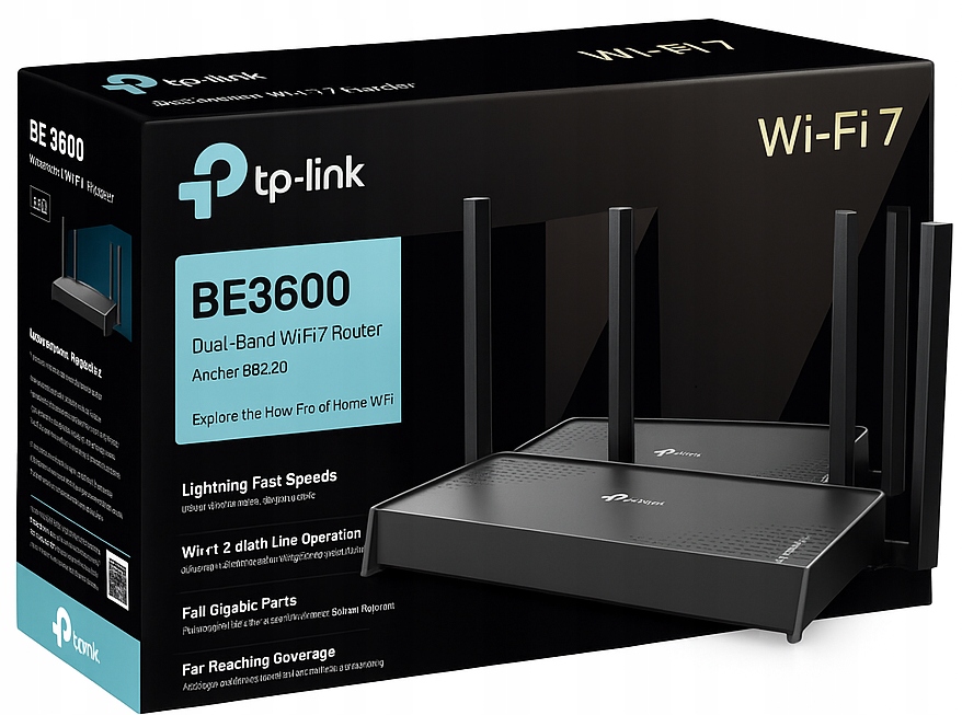 Hozzáférési pont, TP-Link Archer BE220 802.11be router (Wi-Fi 7), (1210002600842) • Ár ...