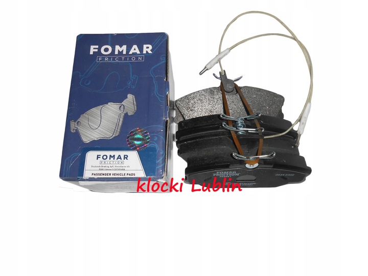 Klocki hamulcowe przód Lublin 2 3 FOMAR 32321801 za 92 zł z Zagórnik ...