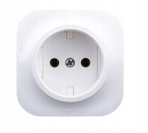 Gniazdo Elektryczne ścienne Legrand biały (3245067824108) • Cena ...