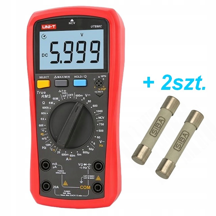 Multimetr ręczny UNI-T UT890C - Sklep, Opinie, Cena w Allegro