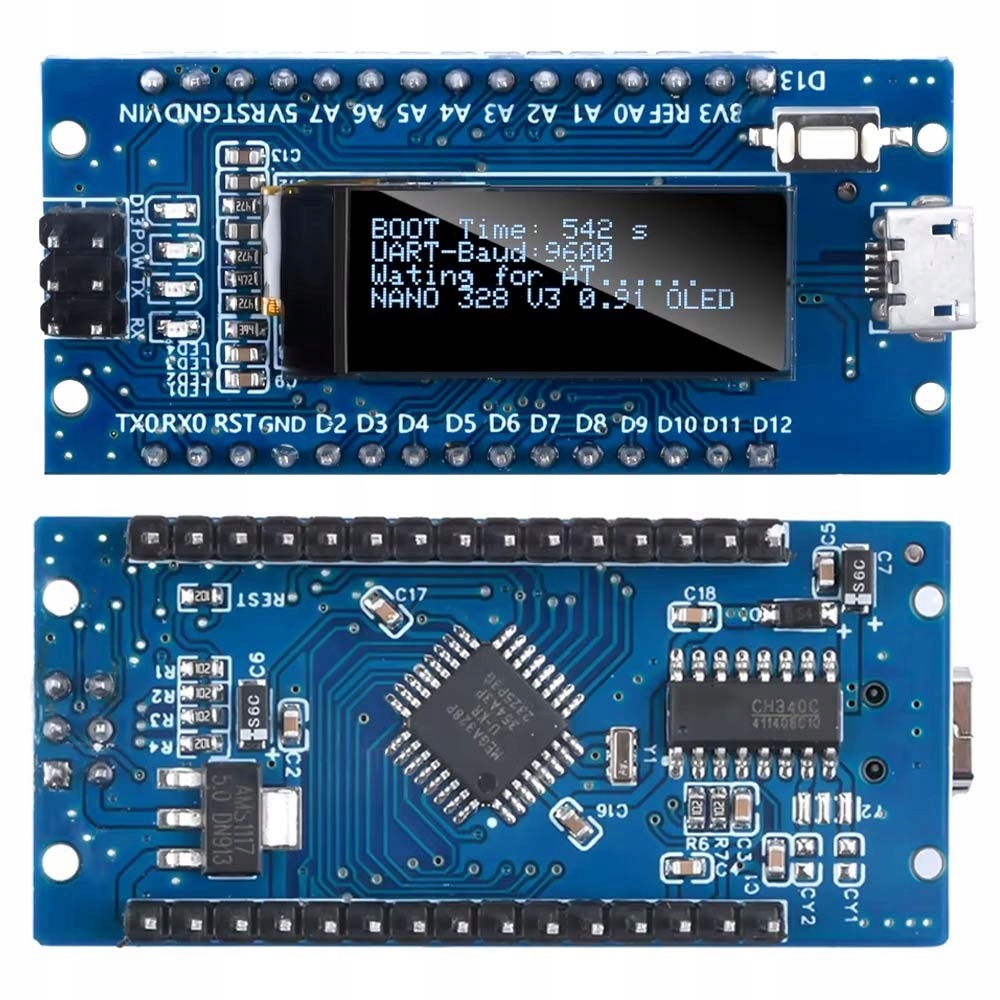 Elektroweb Mikrokontrolér Nano V3.0 ATmega328P - Allegro