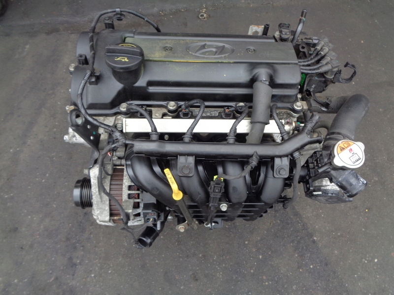 SILNIK HYUNDAI I20 RIO 1.2 16V G4LA 14R 43K ZMIENNA FAZA ROZRZĄDU G4LA ...