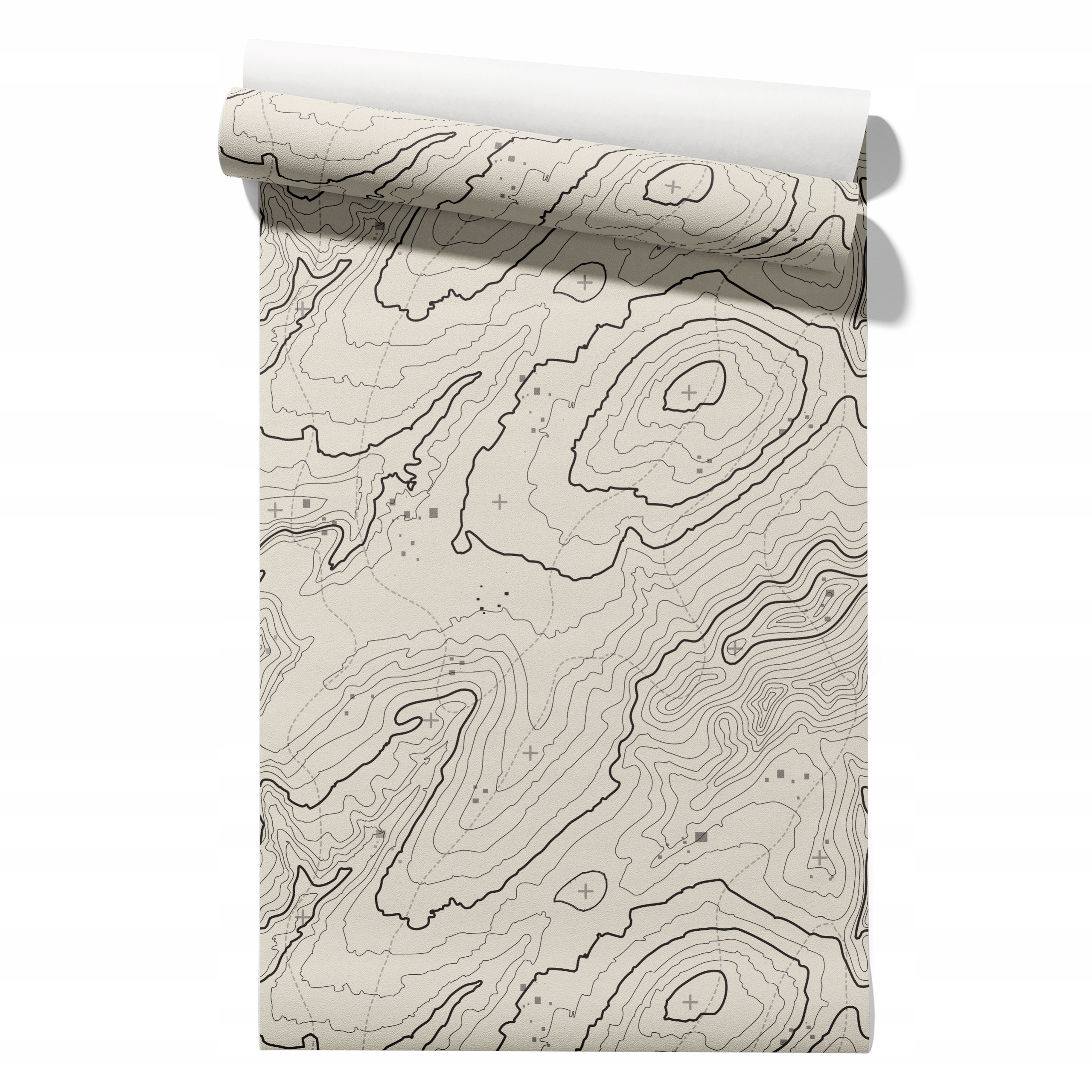 Vliesová tapeta Topografická mapa, Topografie - Allegro