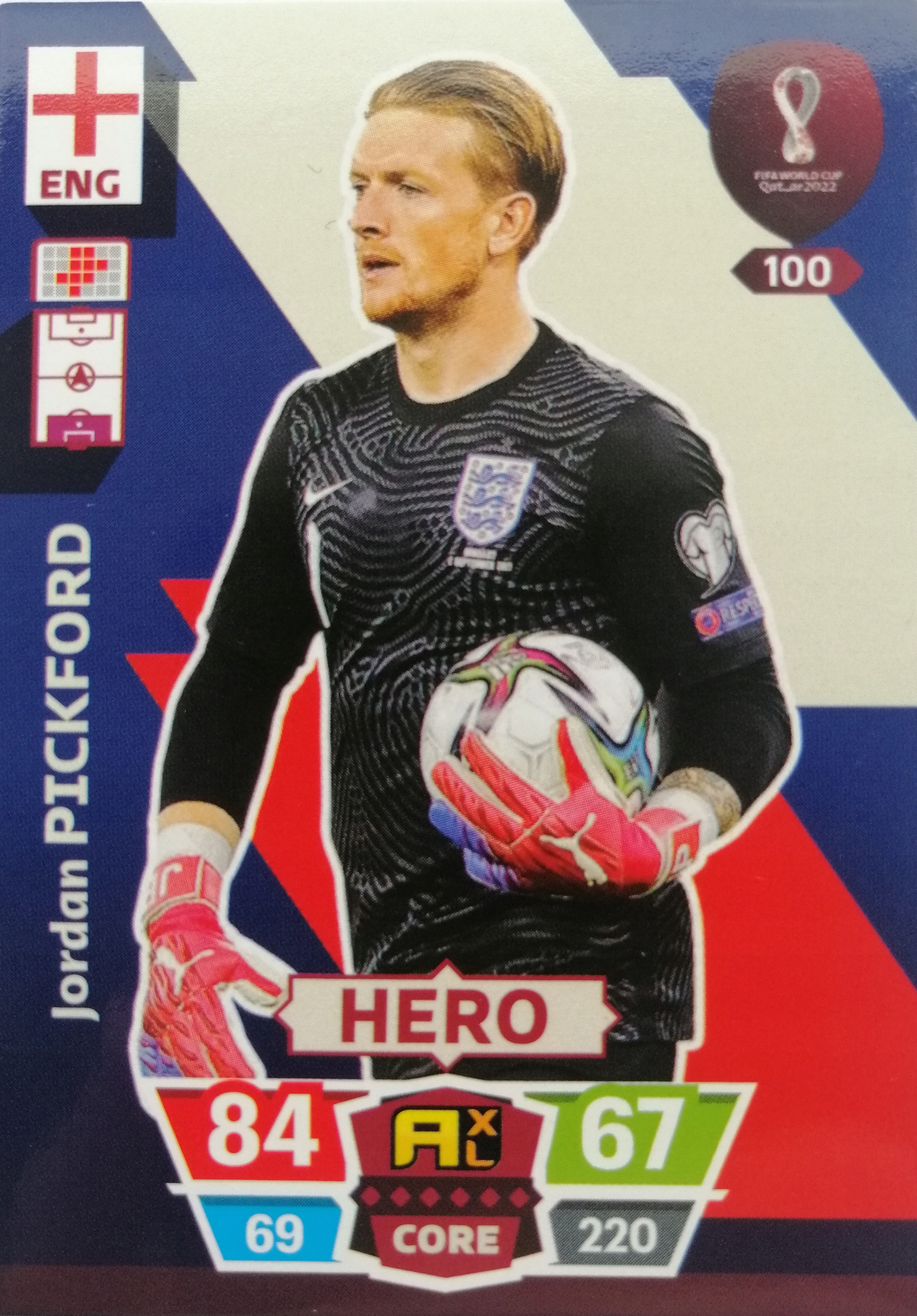 WORLD CUP QATAR 2022 HERO ANGLIA 100 PICKFORD - 12488889647 - Allegro