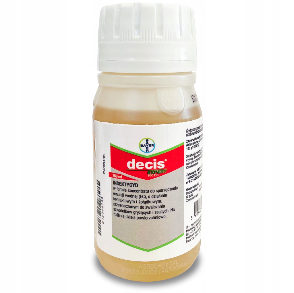 DECIS EXPERT 100 EC 250ML ŚRODEK OPRYSK OWADOBÓJCZY NA STONKĘ MSZYCE ...