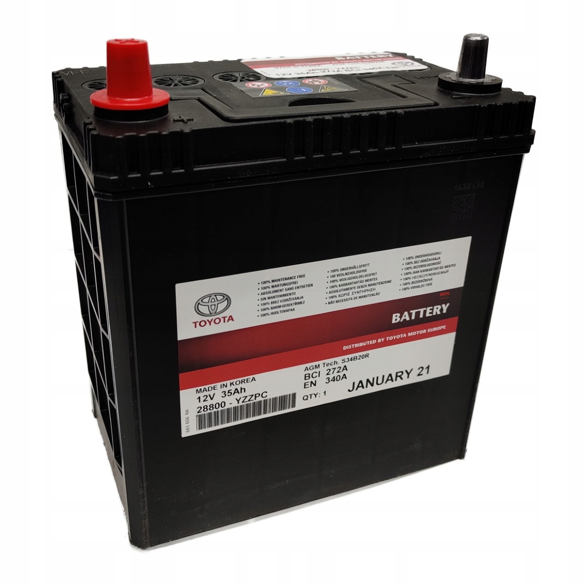 TOYOTA OE 28800-YZZPC Akumulator za 1156.37PLN z Komorniki - Allegro ...