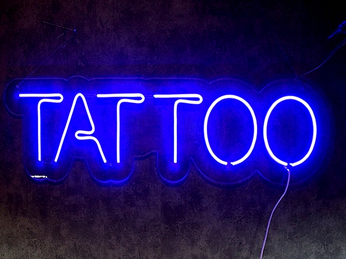 Neon Led Napis Tattoo - Niska cena na Allegro.pl