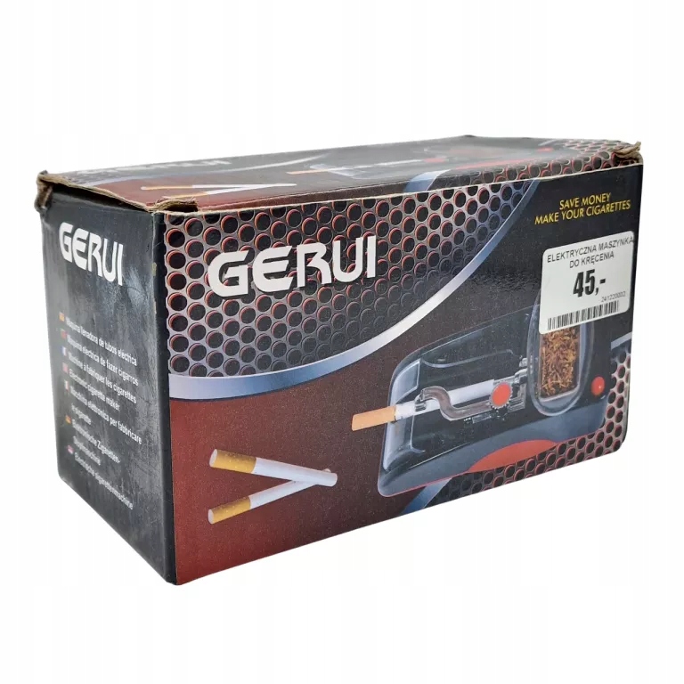 ELEKTRYCZNA MASZYNKA DO KRĘCENIA PAPIEROSÓW GERUI 17185805058 - Allegro.pl