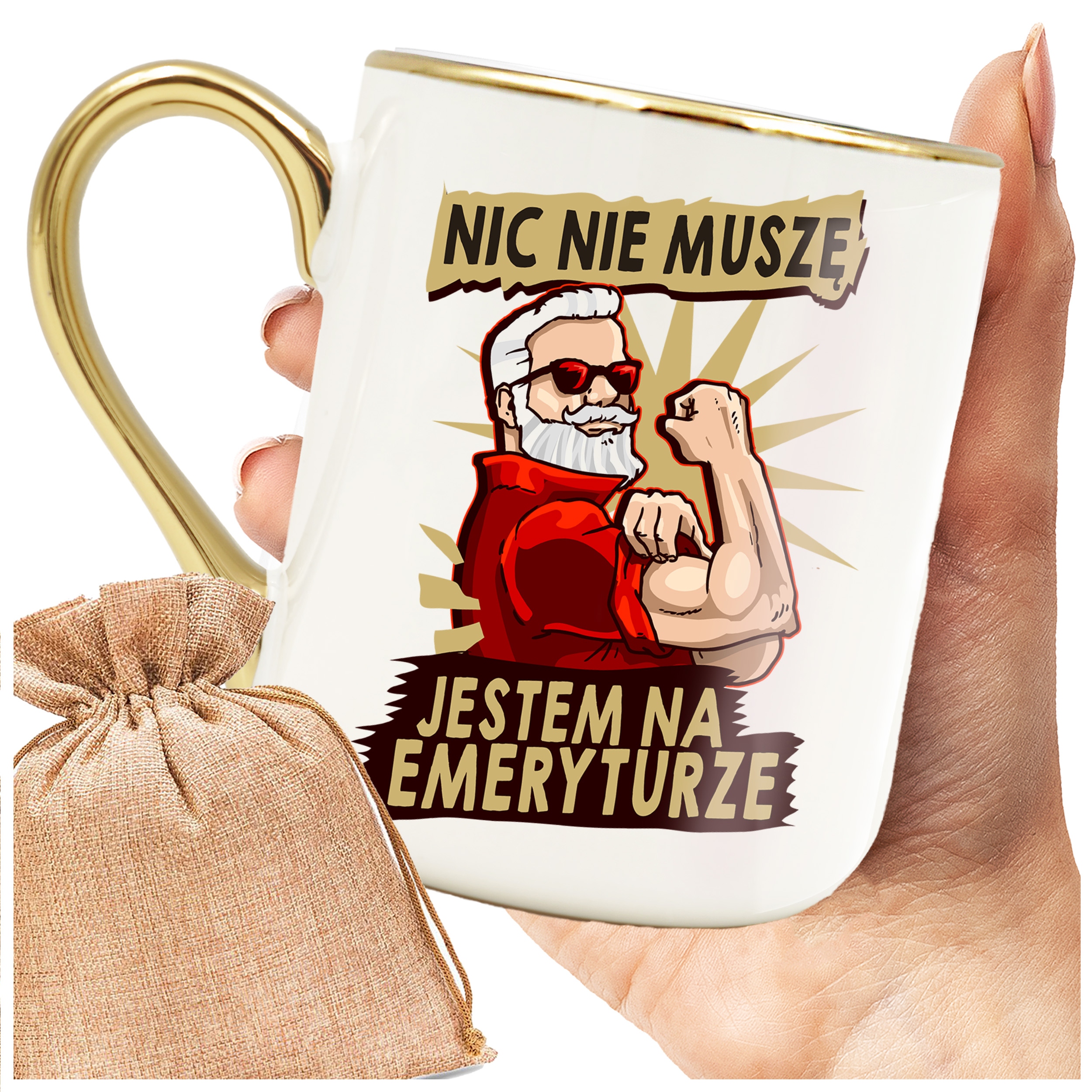 DEDKO NA DÔCHODKU, HRNČEK, NIČ NEMUSÍM, DARČEK za 10.74EUR - Allegro