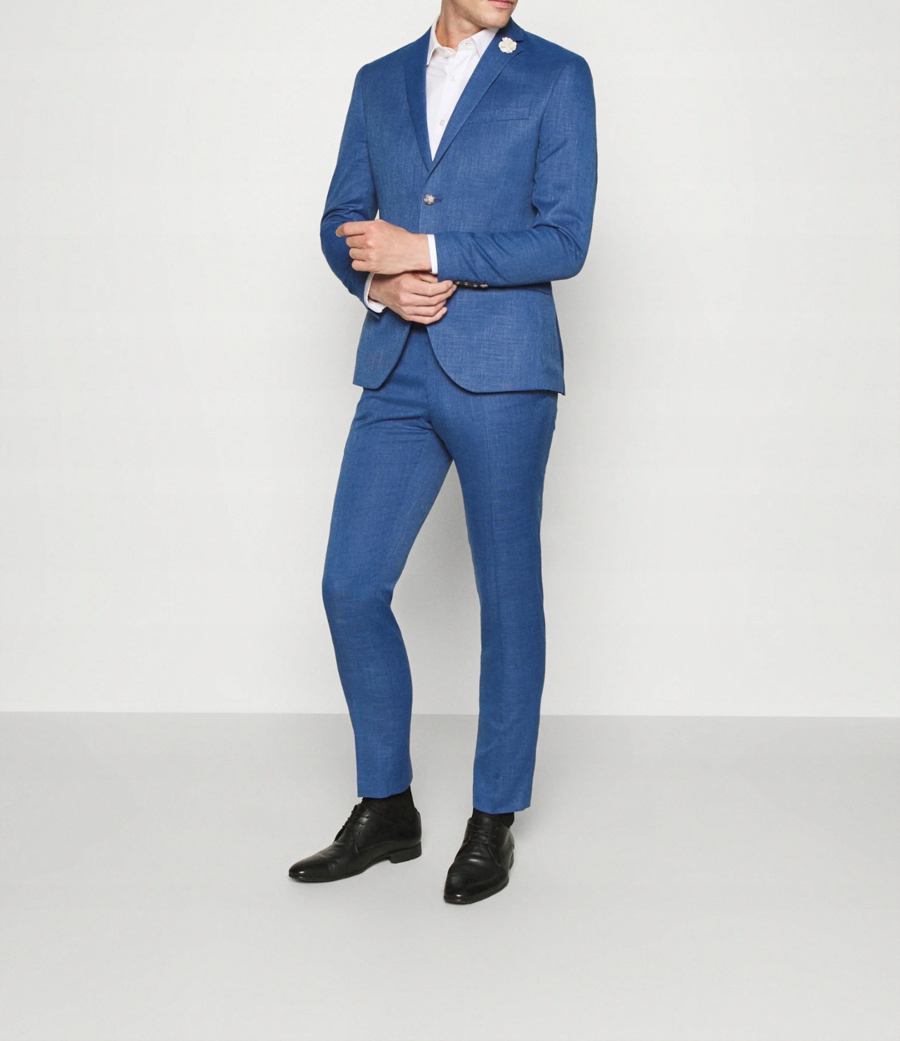 Pánsky oblek Isaac Dewhirst 54 modrý - Allegro