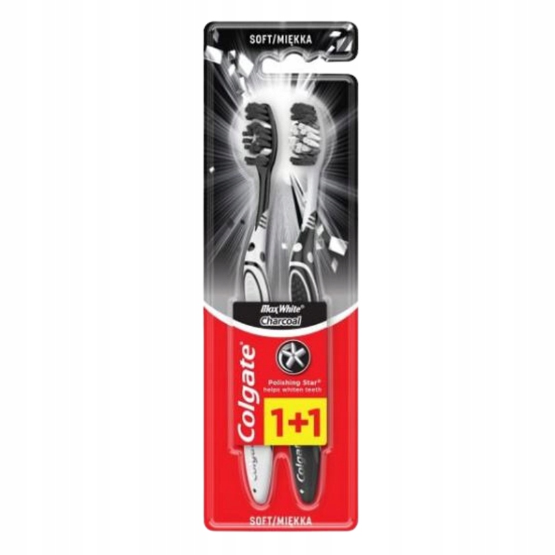 COLGATE MAX WHITE CHARCOAL fogkefe, 2 darabos szett, (8718951382602 ...