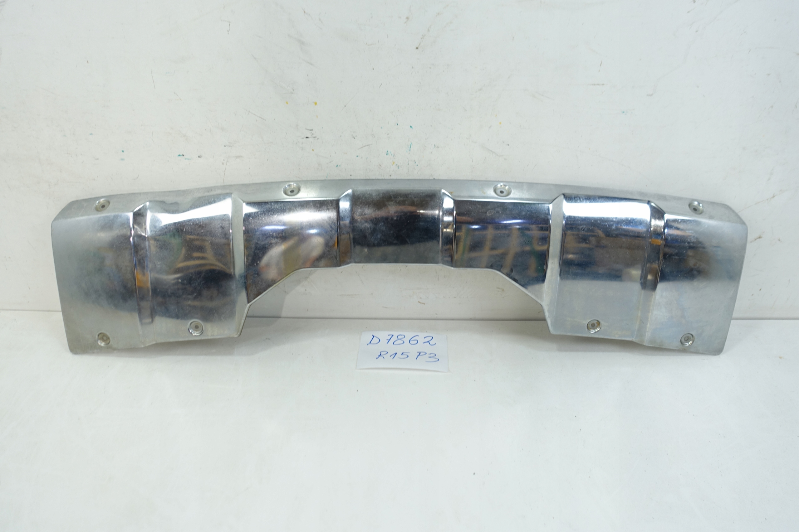 CHROM DYFUZOR ZDERZAKA TYŁ MERCEDES GL W164 CHROM DYFUZOR ZDERZAKA TYŁ ...