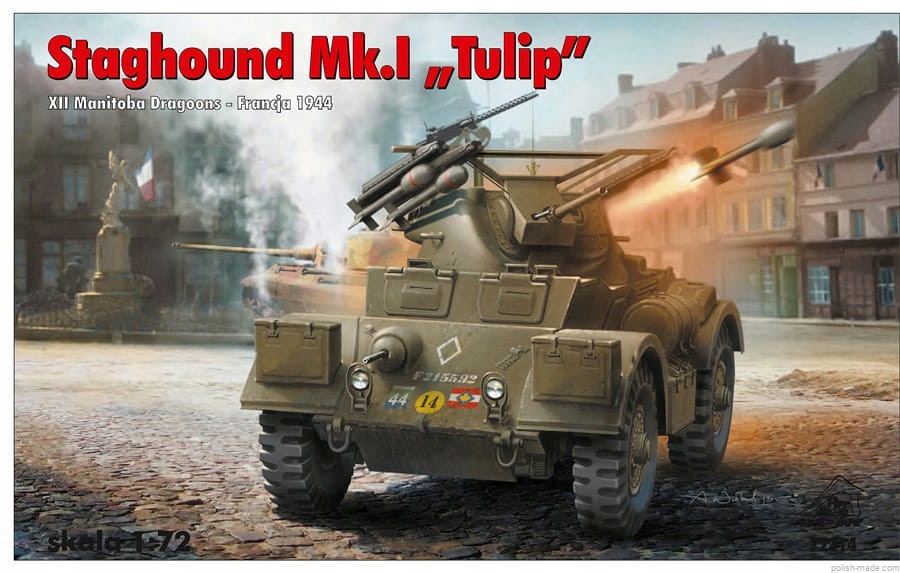 Pancéřový vůz Staghound Mk I „Tulip“ – RPM 72314, měřítko 1/72, (5903217009642) • Ceny, Recenze ...