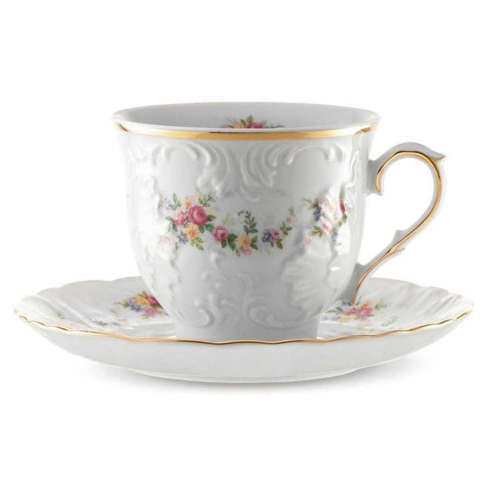 Serwis herbaciano-kawowy PFP Ćmielów i Chodzież ROCOCO 12 szt ...