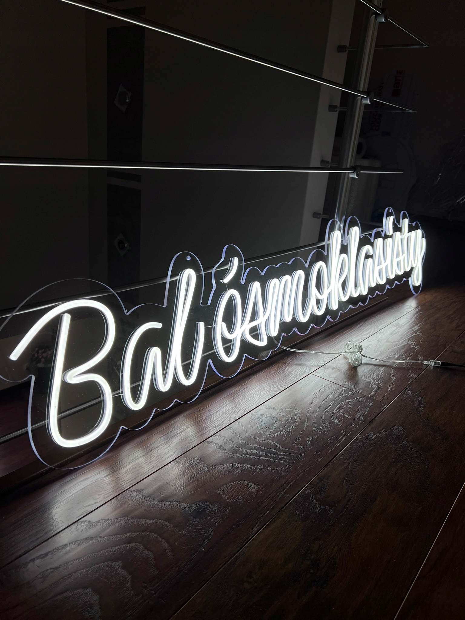 "Bal ósmoklasisty" Napis Neon Led Ledon Neon Flex • Cena, Opinie ...