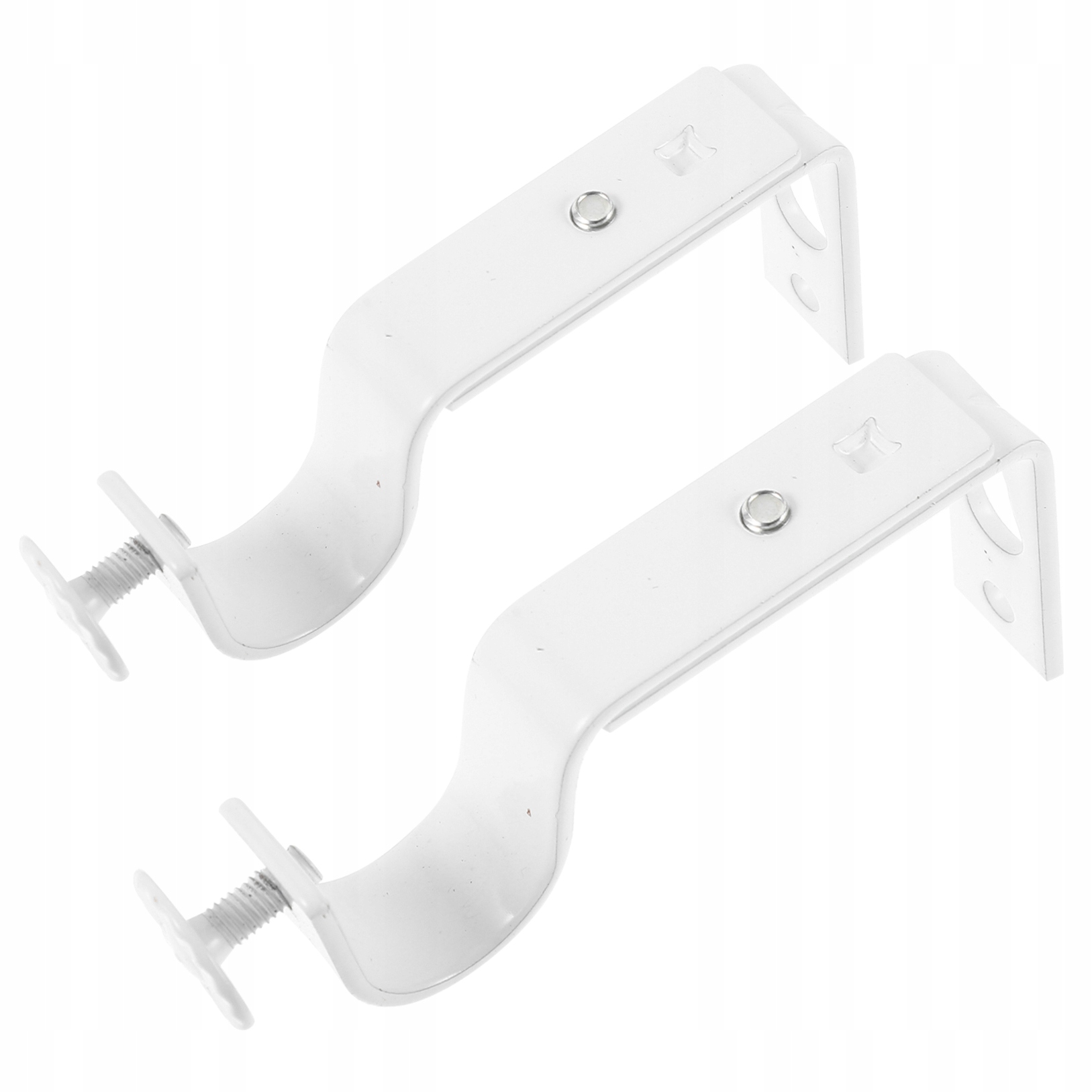 Curtain Rod Bracket White Copper Holder - porównaj ceny - Allegro.pl