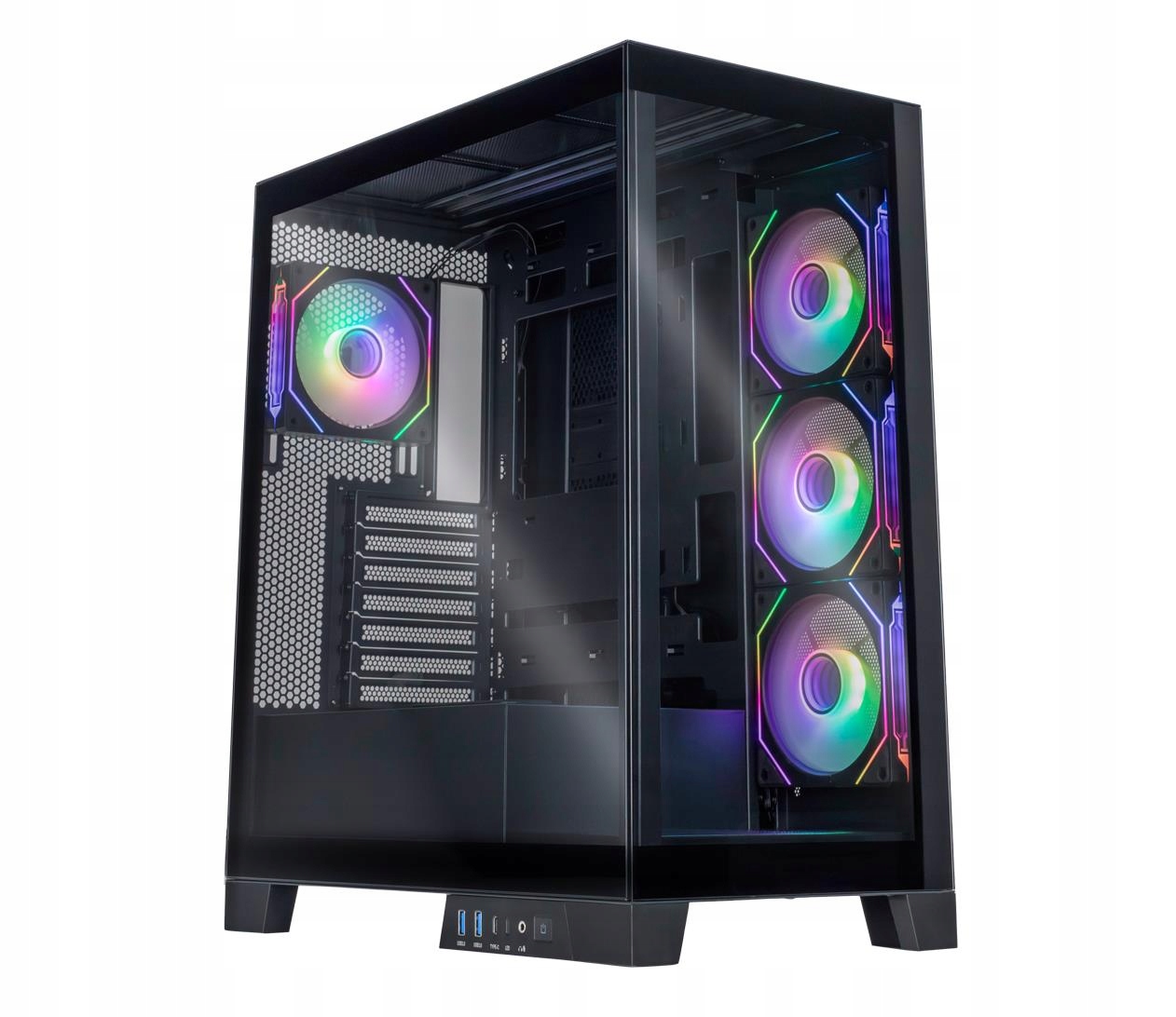 Obudowa do komputera Silver Monkey X Pyxis Midi Tower czarny w ...