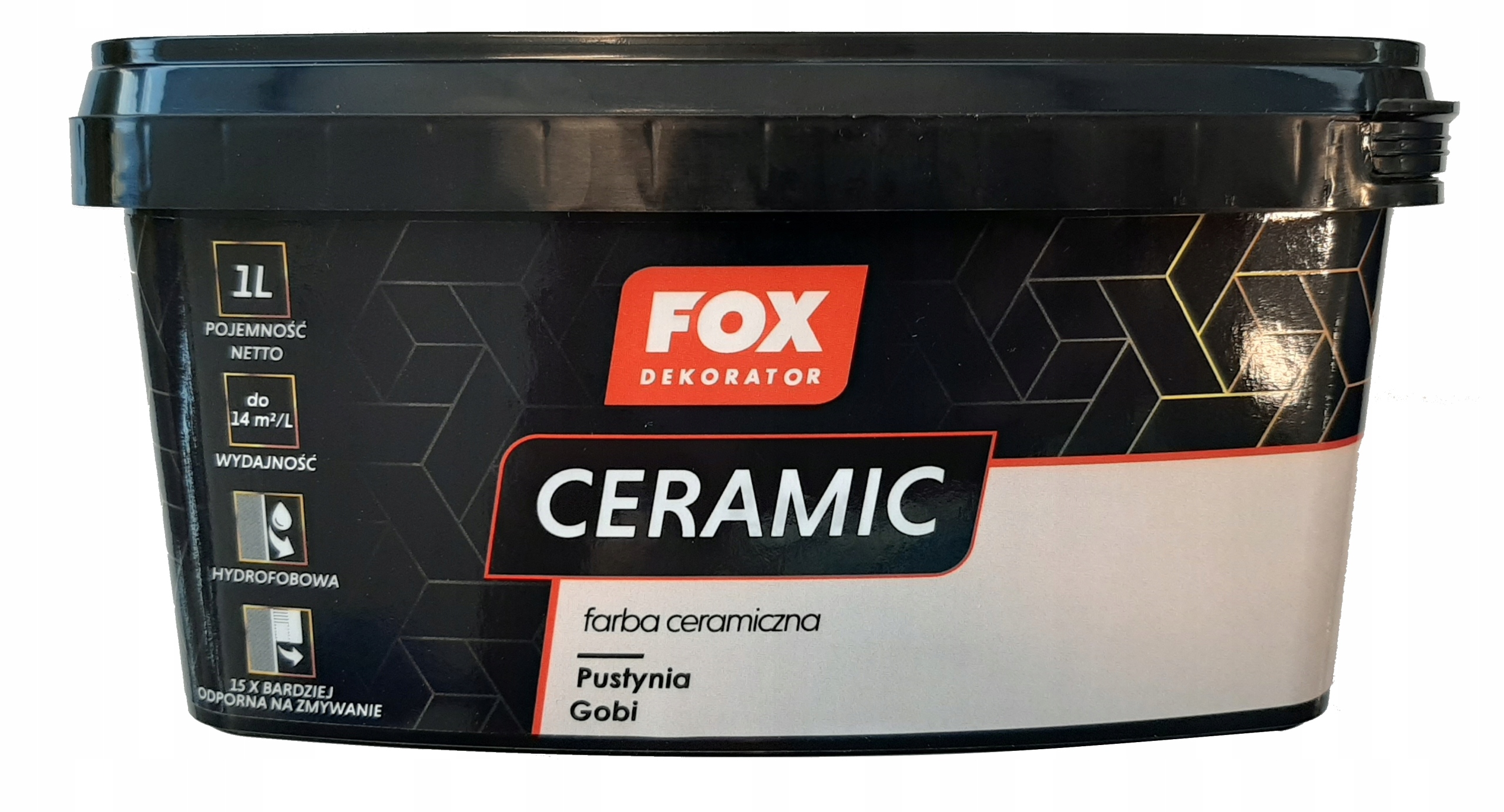 Farba ceramiczna ścienna Fox 1 l PUSTYNIA GOBI mat • Cena, Opinie - Allegro