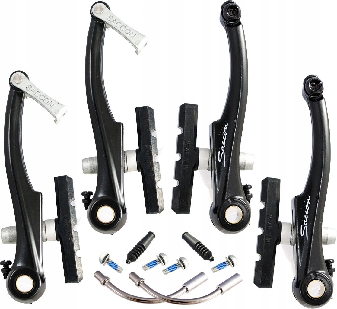 BRZDY V-BRAKE SACCON 110 komplet pro 2 ALU kola - Allegro