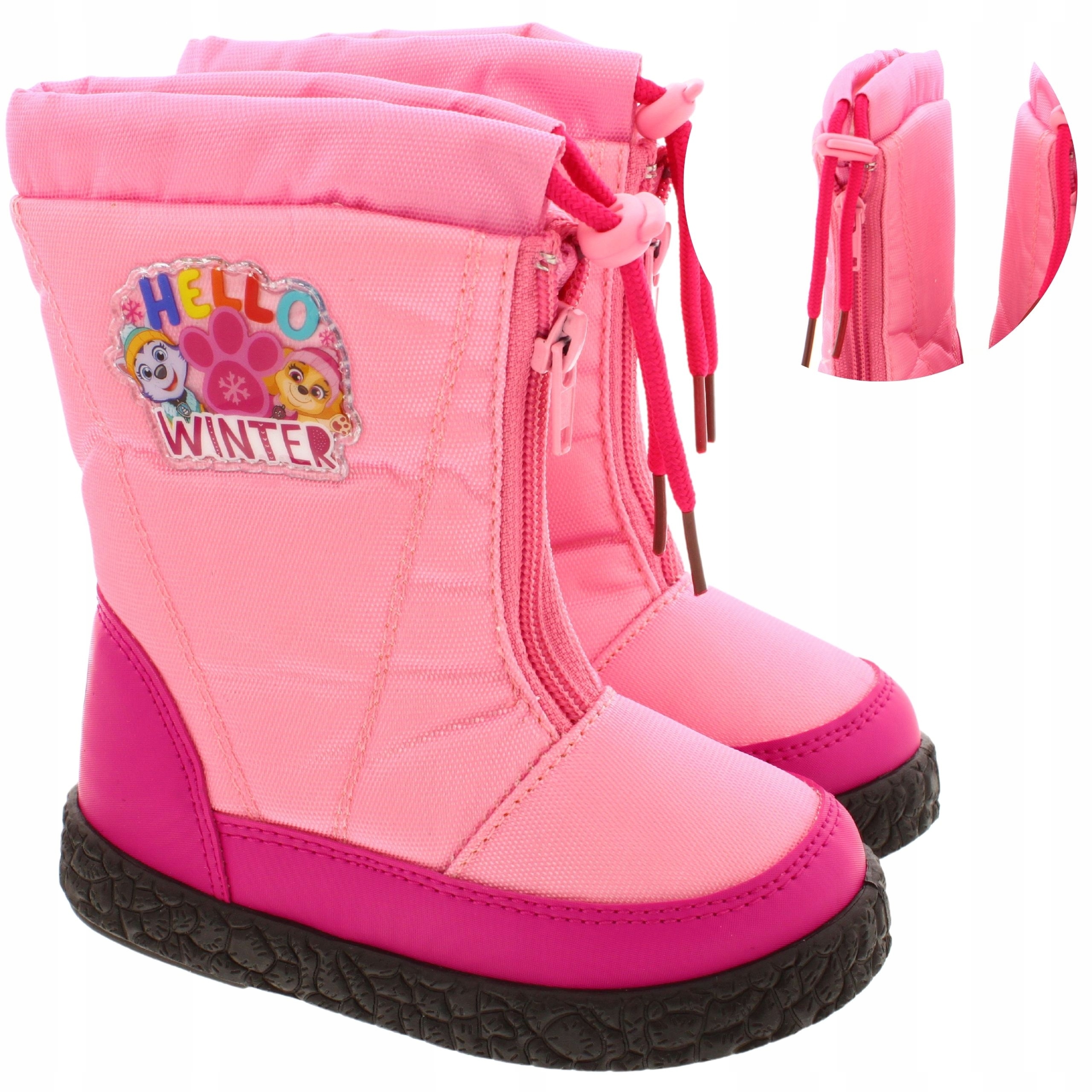 ŚNIEGOWCE DZIECIĘCE PSI PATROL R. 23 BUTY ZIMOWE NA ZAMEK DZIEWCZĘCE (5903007242891) • Cena ...