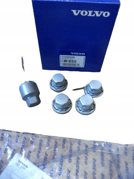 VOLVO ŚRUBY ZABEZPIECZAJĄCE KOŁA FELGI 31439228 OE 31439228 za 190 zł z ...