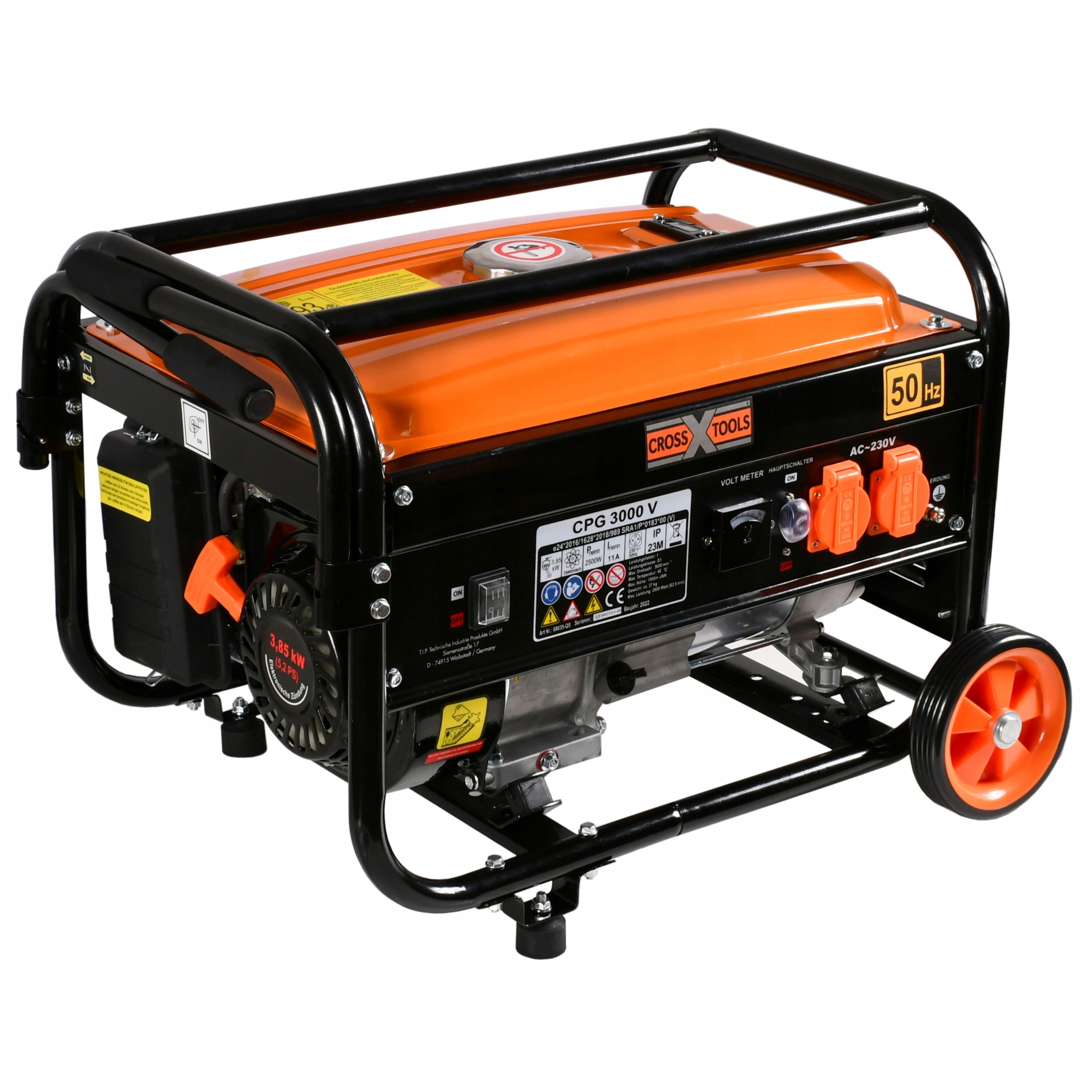 Agregat prądotwórczy przenośny jednofazowy Cross Tools 2600 W benzyna (4011458680351) • Cena ...