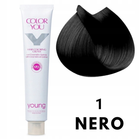 Young barva na vlasy 1 (Černá) 100ml - Allegro