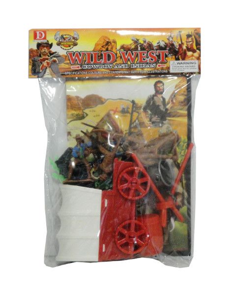 KOWBOJE - ZESTAW W FOLII (FIGURKA) (6900313240312) • Cena, Opinie ...