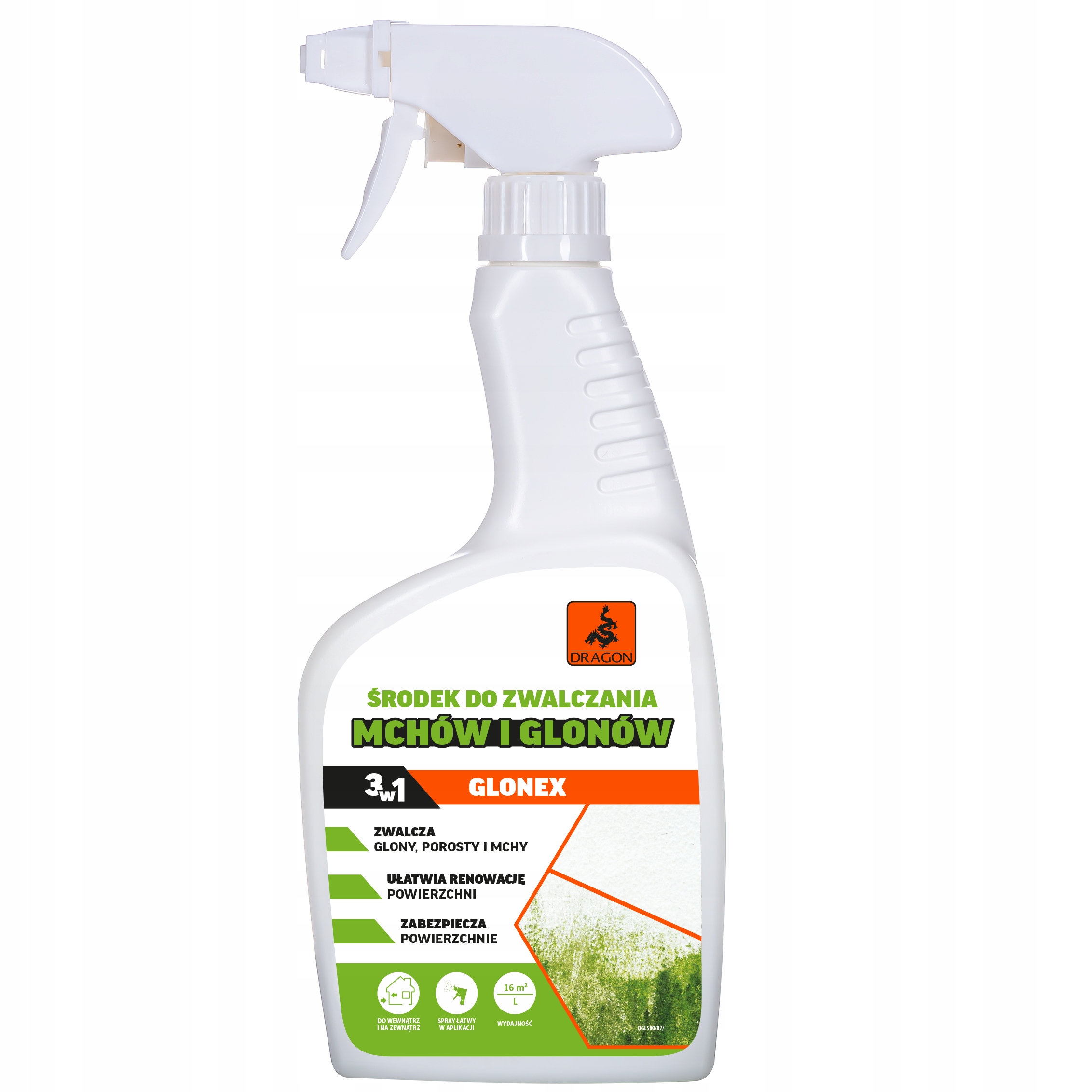 Środek do zwalczania mchów i glonów Dragon Glonex DGL500 500 ml - porównaj ceny - Allegro.pl
