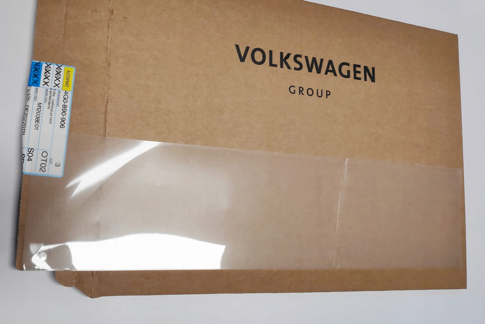 FOLIE OCHRONNE NA BŁOTNIK I DRZWI Audi A6 C7 11-18 4G0890905 4G0890906 ...