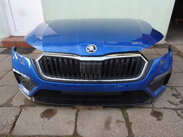 SKODA OCTAVIA 4 IV RS 5E3807217F ZDERZAK MASKA PAS CHŁODNICE PRZÓD ...