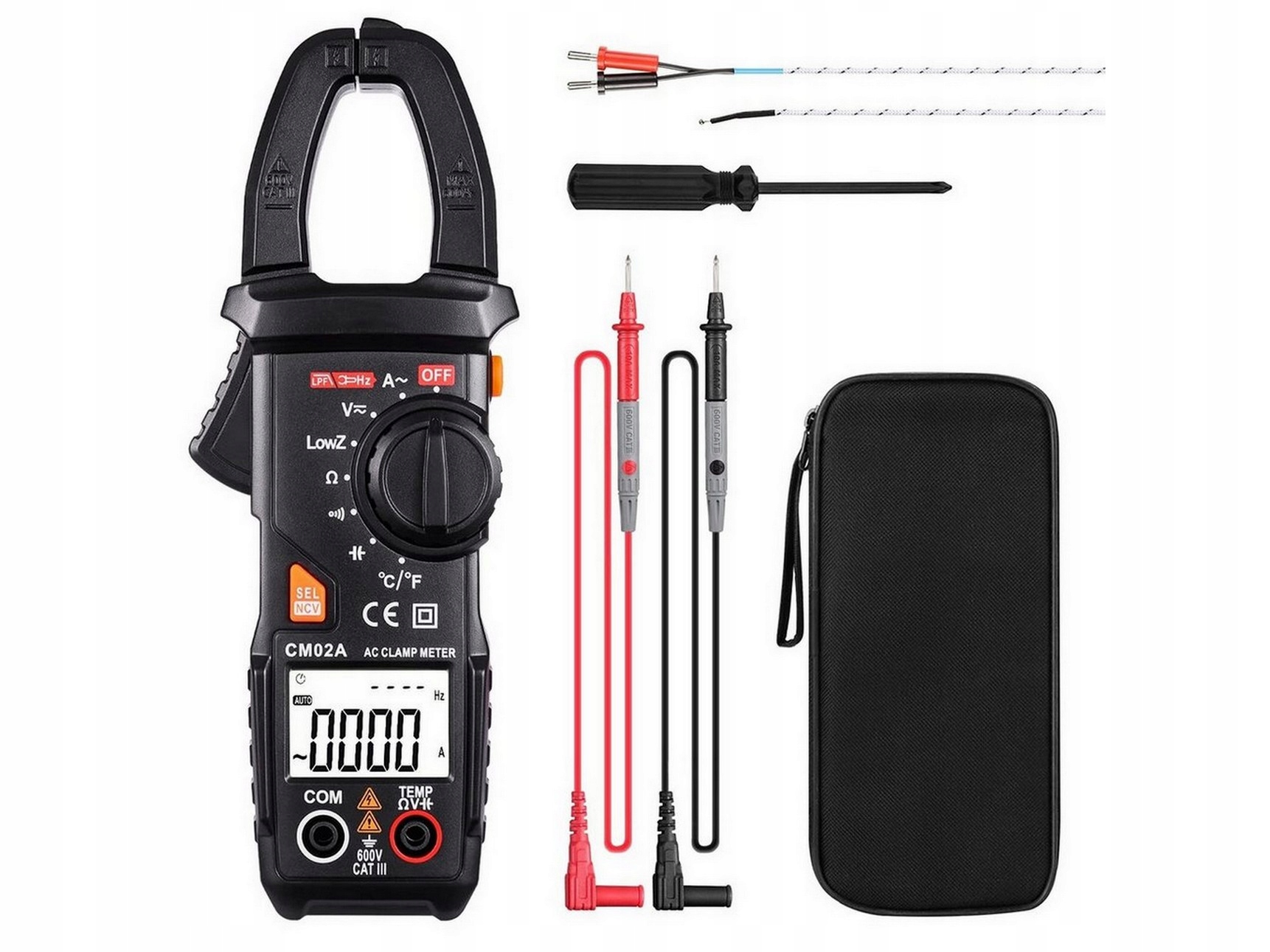 Tacklife CM02A miernik cęgowy amperomierz cyfrowy multimetr - Sklep, Opinie, Cena w Allegro