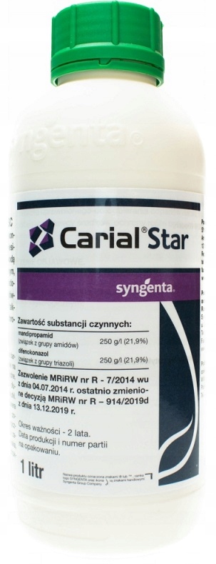 CARIAL STAR 500 SC 1L ŚRODEK GRZYBOBÓJCZY ZARAZA ZIEMNIAKA ALTERNARIOZA ...