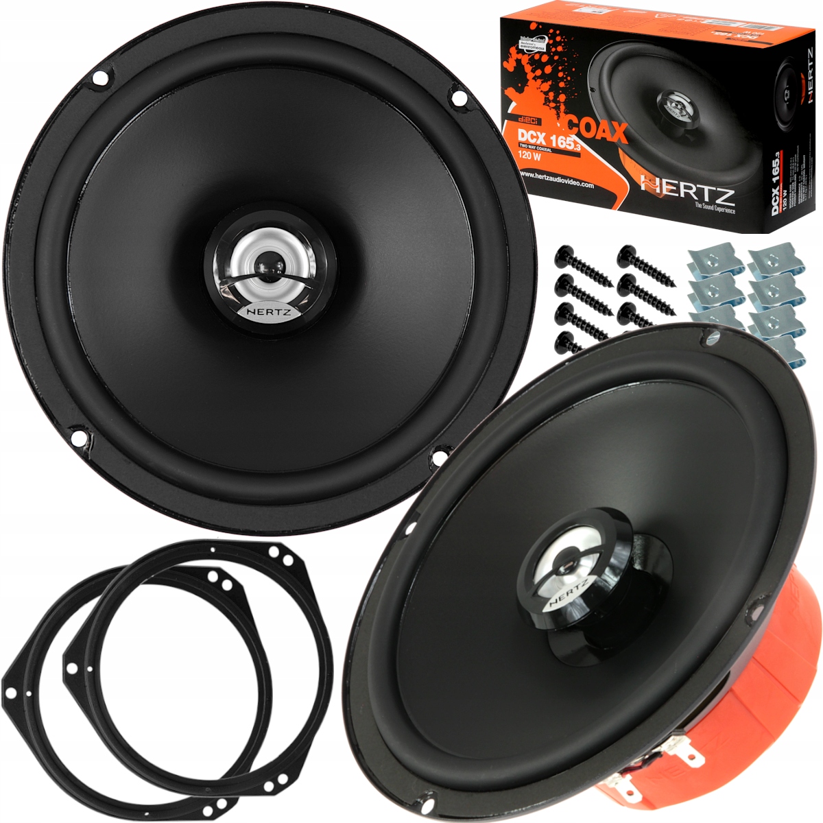 GŁOŚNIKI SAMOCHODOWE HERTZ 165MM 16,5CM DO OPEL CORSA B C TIGRA VIVARO - Sklep, Opinie, Cena w ...