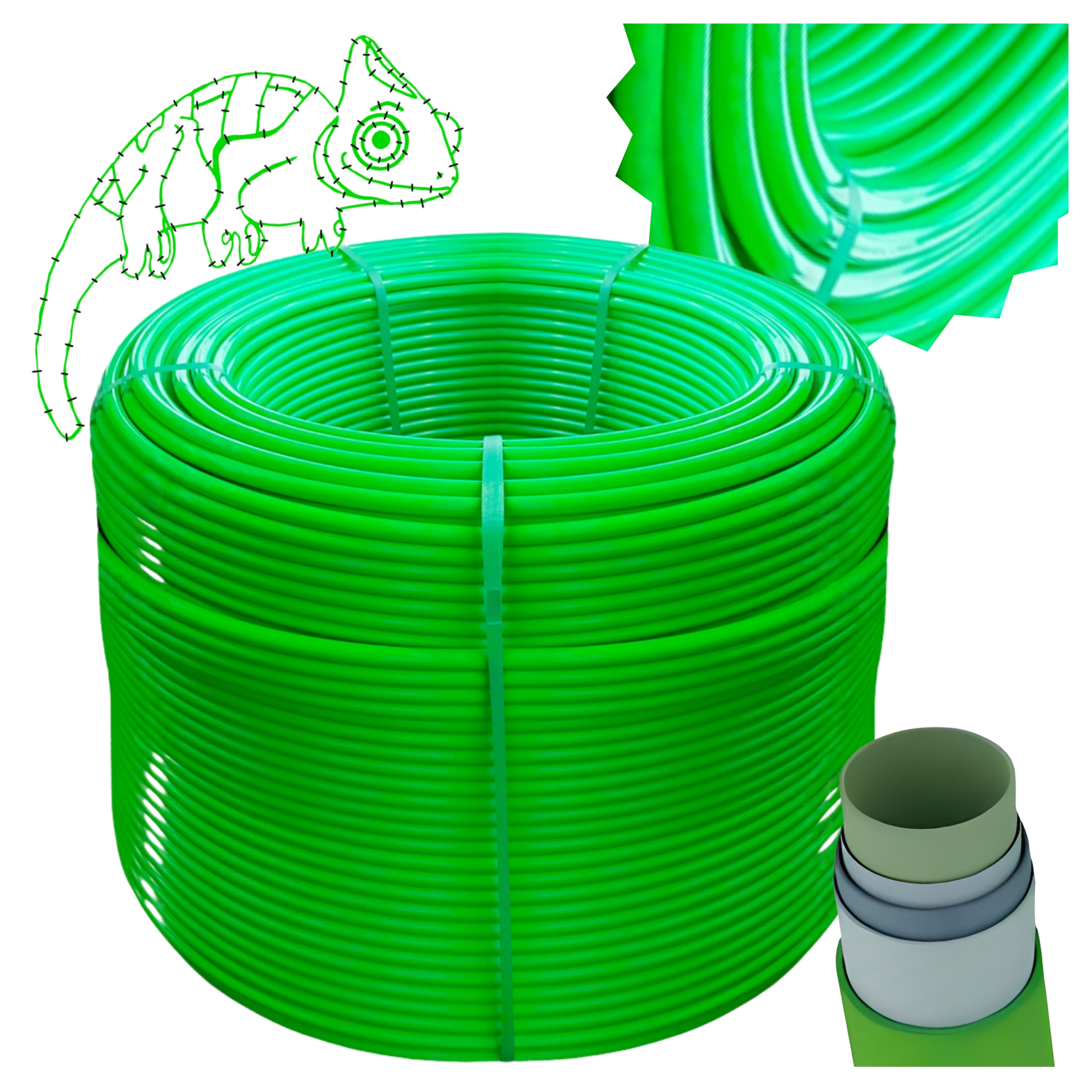 RURA KAMELEON WAVIN 16x2MM 600M PE-RT/EVOH/PE-RT DO OGRZEWANIA ...