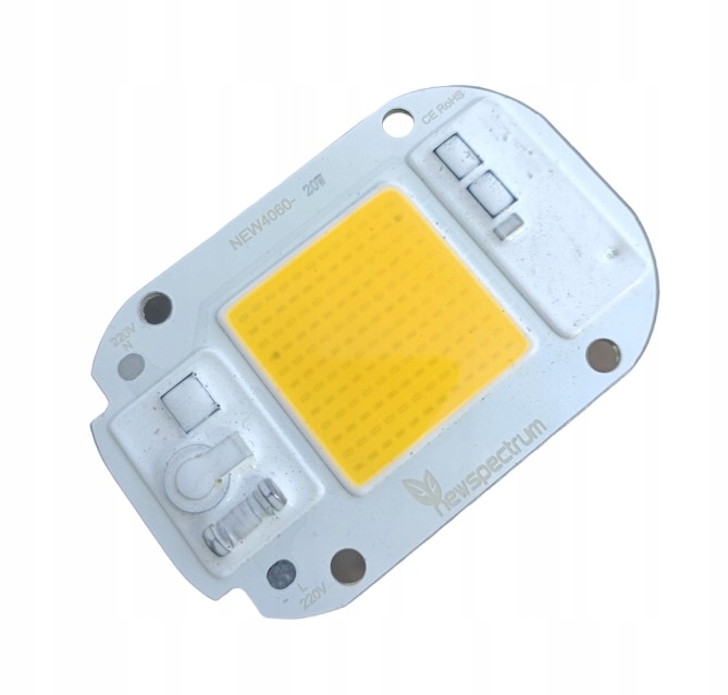 20W LED COB DIODA 230V DO MODUŁ LISTWA 3000K 220V (23020N) • Cena ...